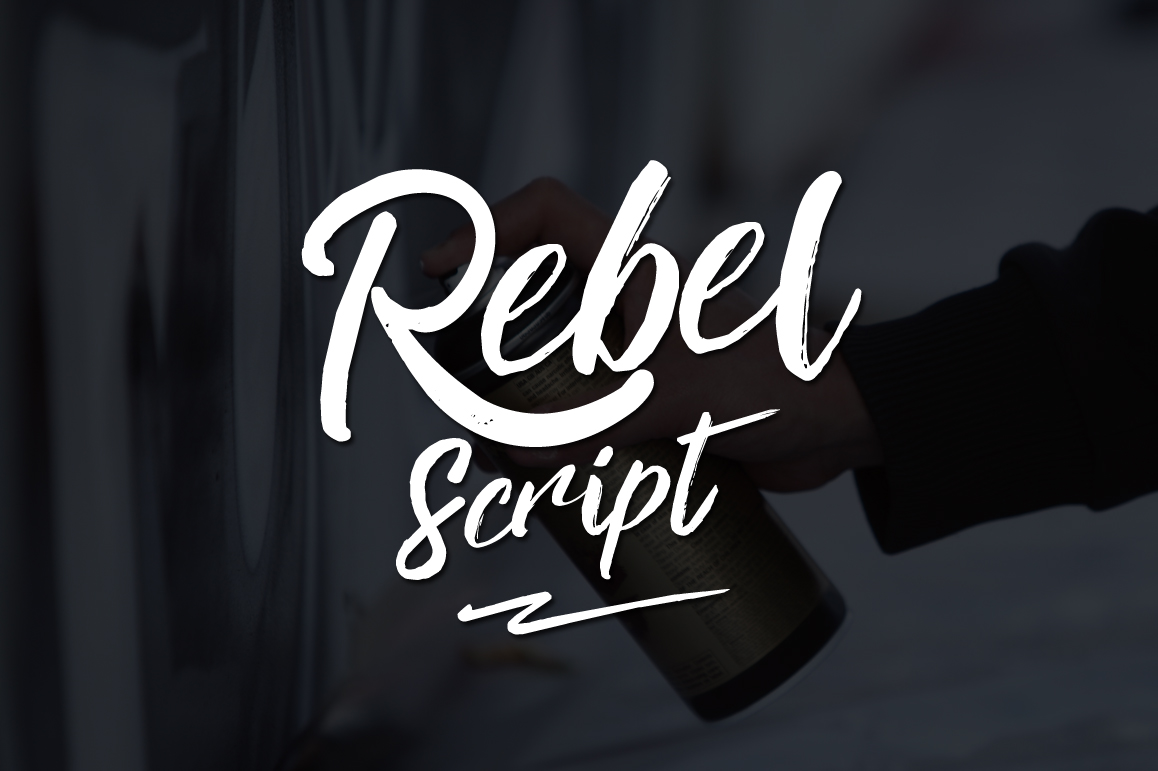 Rebel Script by Joanne Marie | Font Bundles