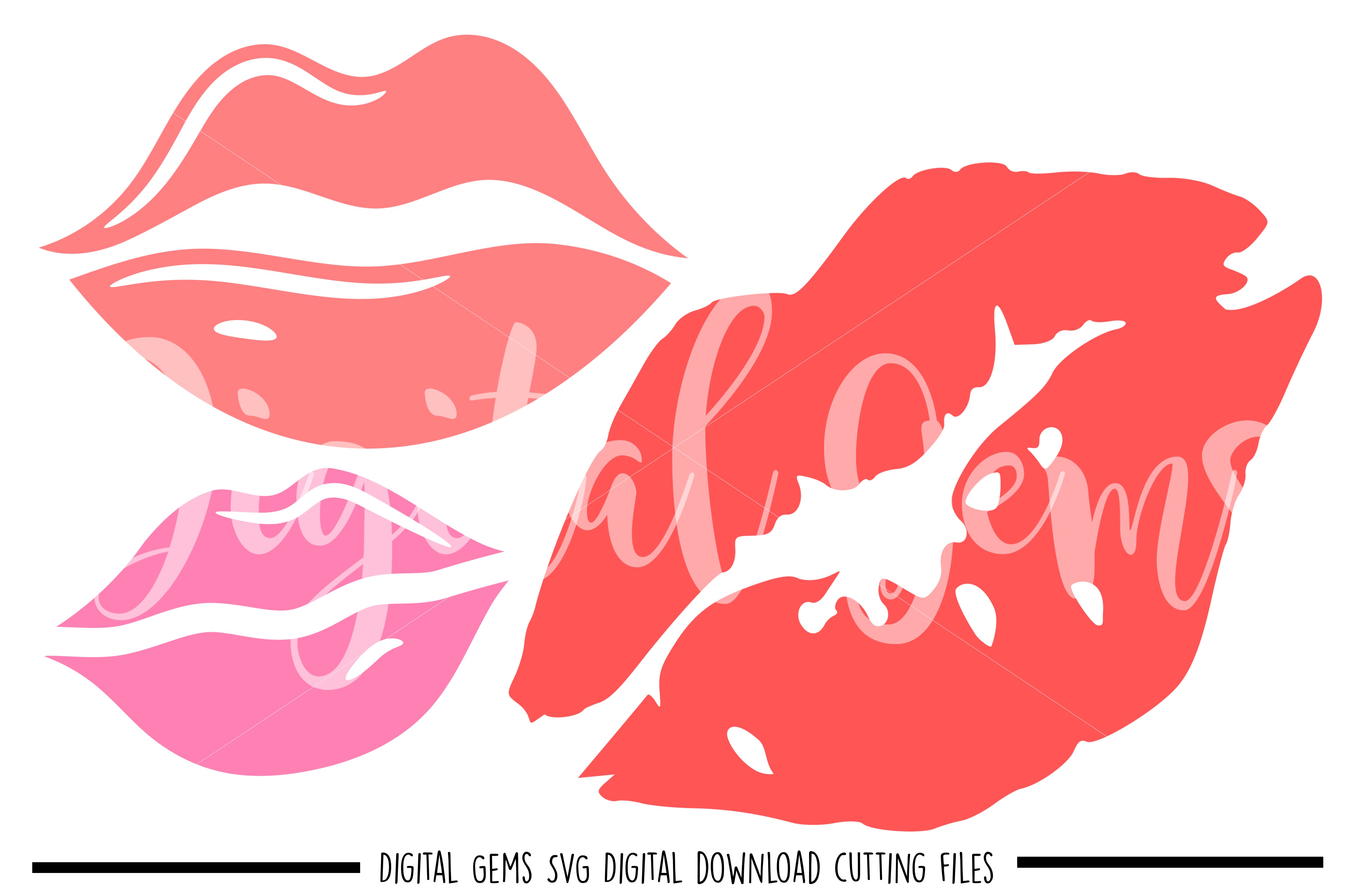 Lips SVG / PNG / EPS / DXF files by Dig | Design Bundles