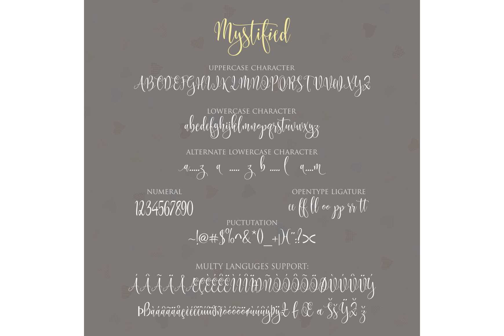 Mystified by Byuly Ayika | Font Bundles