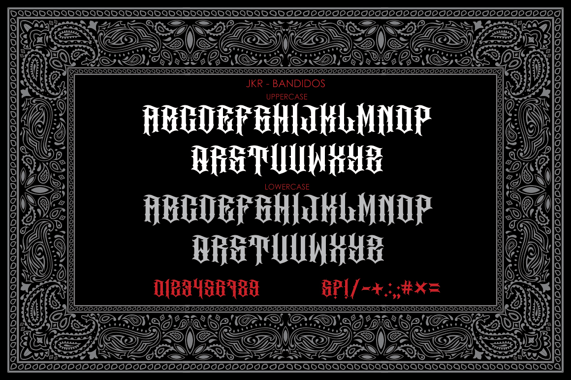 BANDIDOS by jakejarkor | Font Bundles