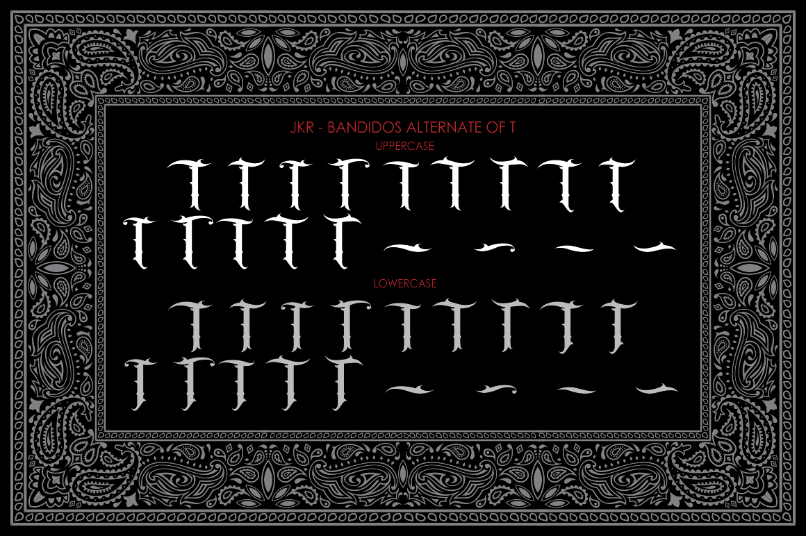 BANDIDOS by jakejarkor | Font Bundles