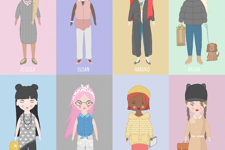 Portrait & Character Creator by Julia_D | Design Bundles