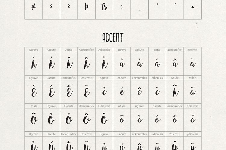 Angeline Font + SWASHES by Burntilldead | Font Bundles