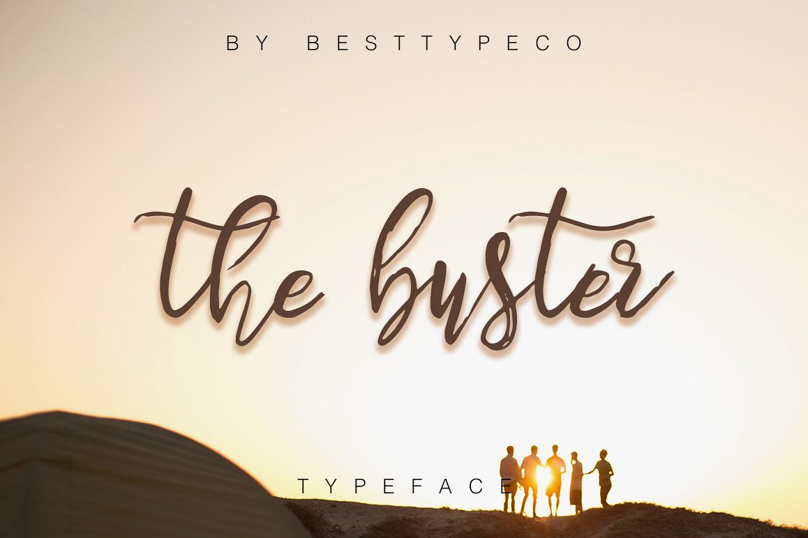 The Buster by Fancy Fonts | Font Bundles